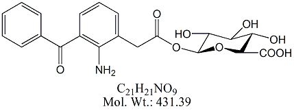 AMF50: Amfenac Acyl-β-D-Glucuronide – Molcan